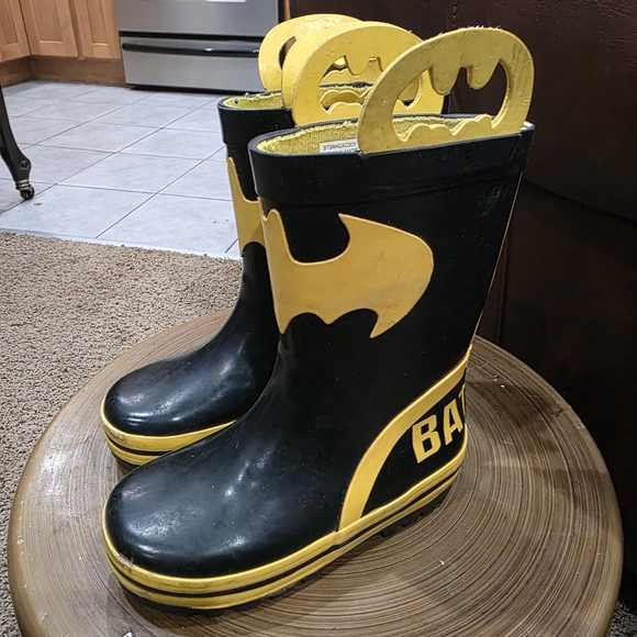 Batman | Shoes | Batman Black And Yellow Kids Boots | Poshmark